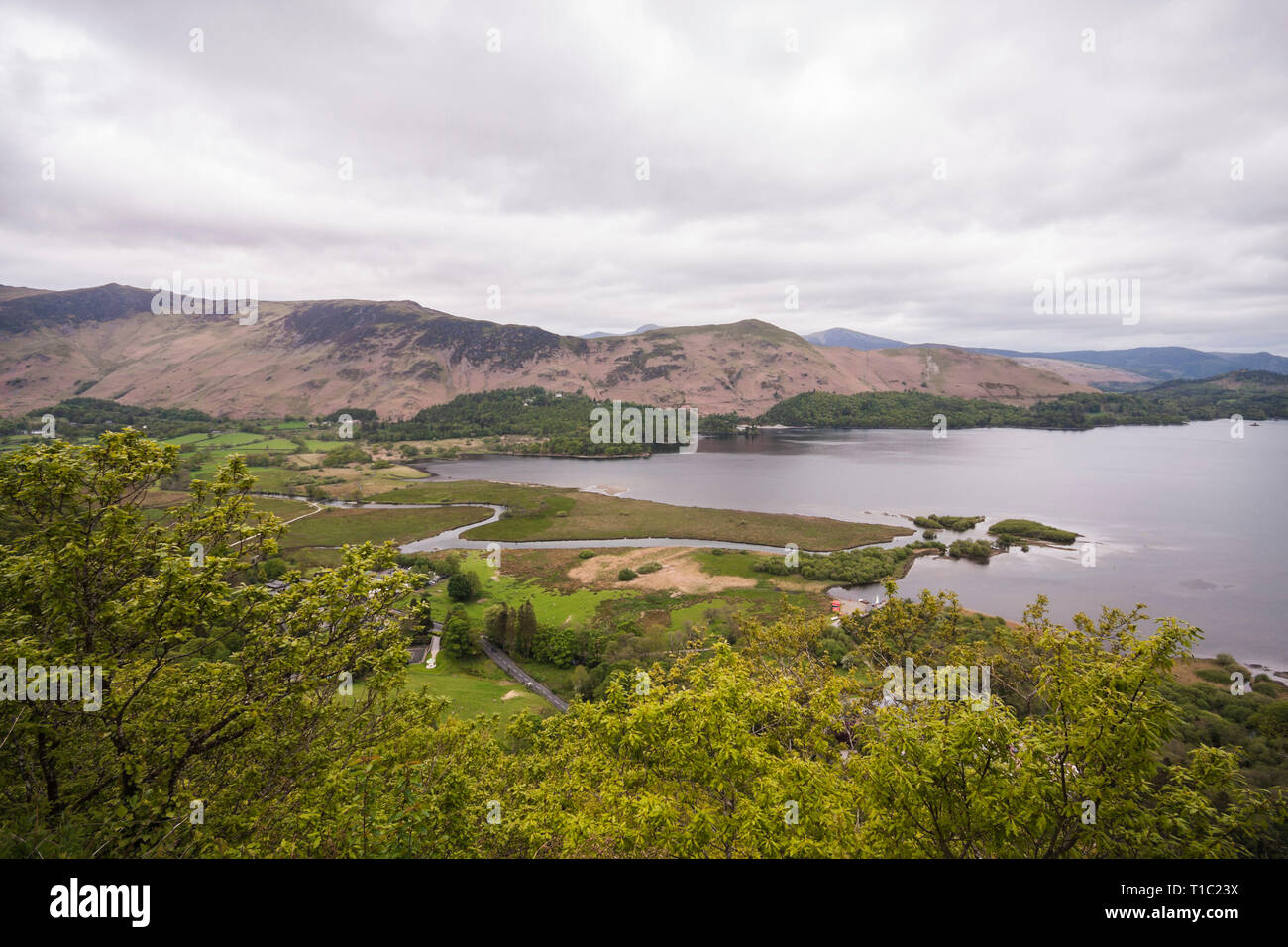 Surprise View at Derwentwater,Keswick,Lake District,England,UK Stock ...