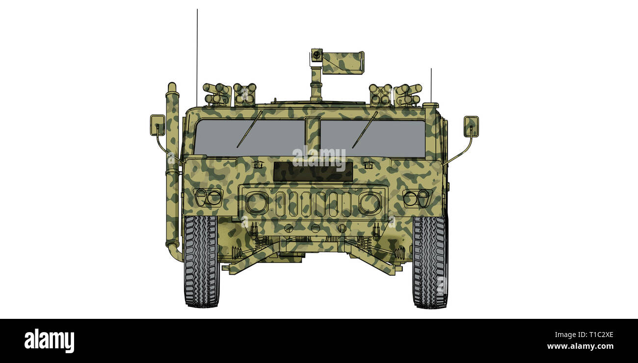 Humvee Cut Out Stock Images & Pictures - Alamy