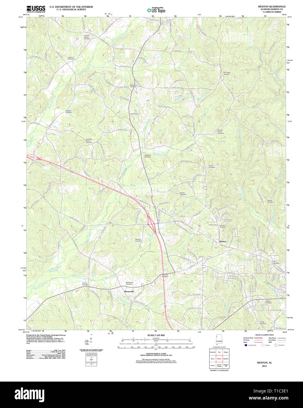 Weston map hi-res stock photography and images - Alamy