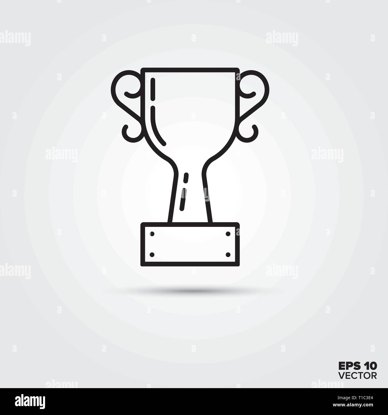 Sports competition award cup icon. EPS 10 vector symbol Stock Vector ...