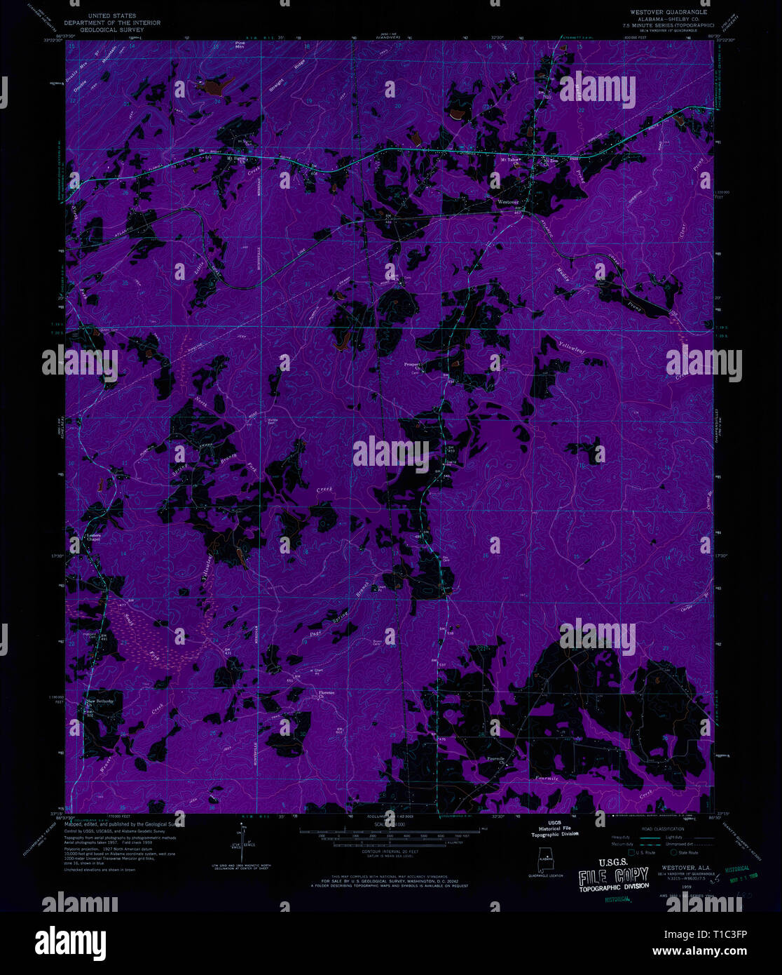 Map of westover hi-res stock photography and images - Alamy