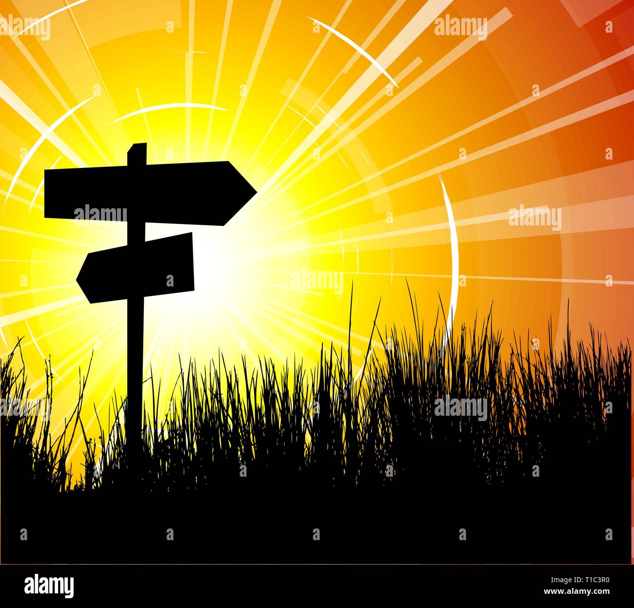 Indicator signage Stock Vector Images - Alamy