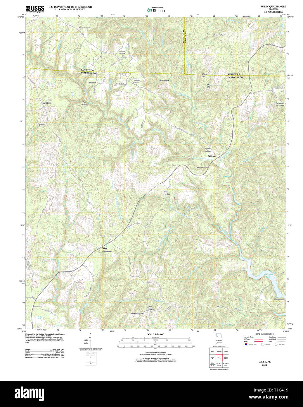 Geological map of alabama hi-res stock photography and images - Alamy