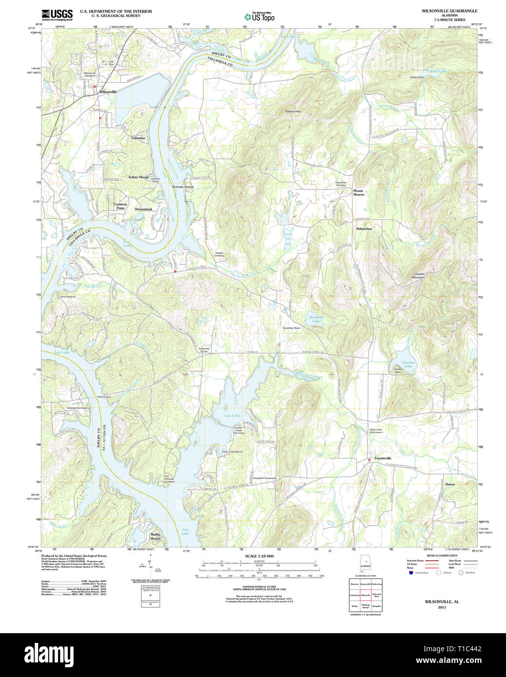 Map of wilsonville hi-res stock photography and images - Alamy