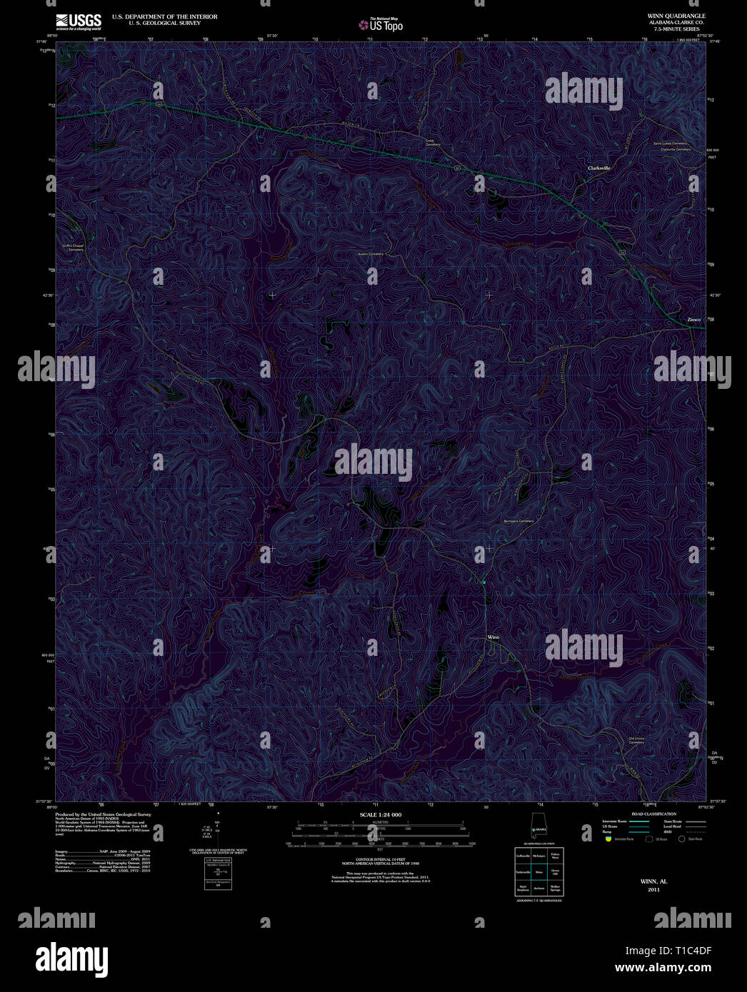 Winn map hi-res stock photography and images - Alamy