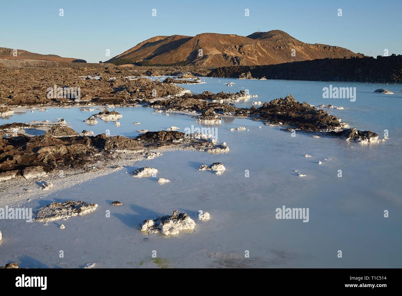 Volcanic Pool in Iceland Stock Photo - Alamy