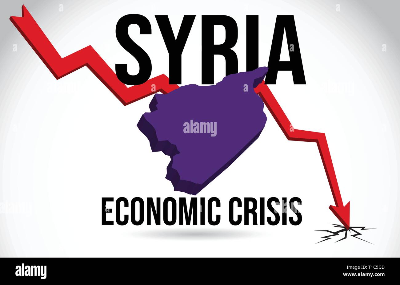 Syria Map Stock Vector Images - Alamy