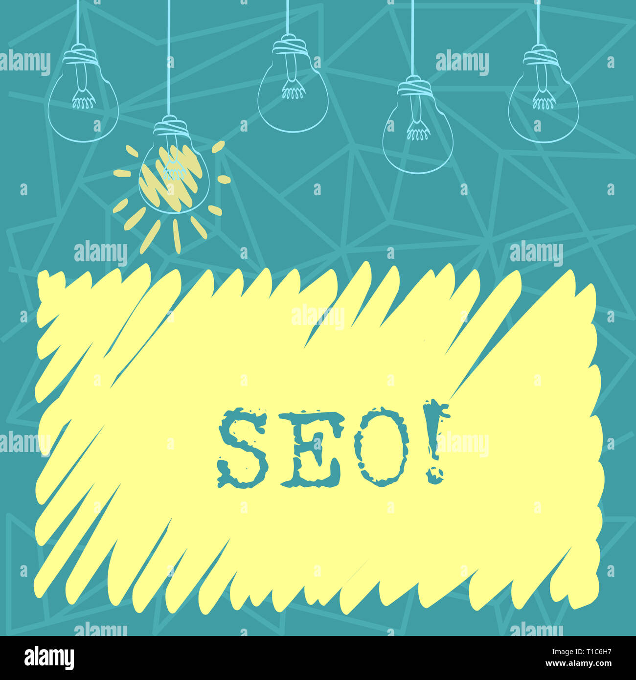 Handwriting text Seo. Conceptual photo Search engine optimization ...