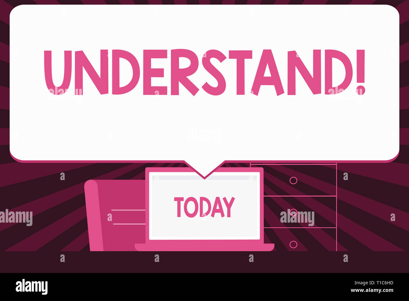 Text sign showing Understand. Business photo text Ability to perceive ...