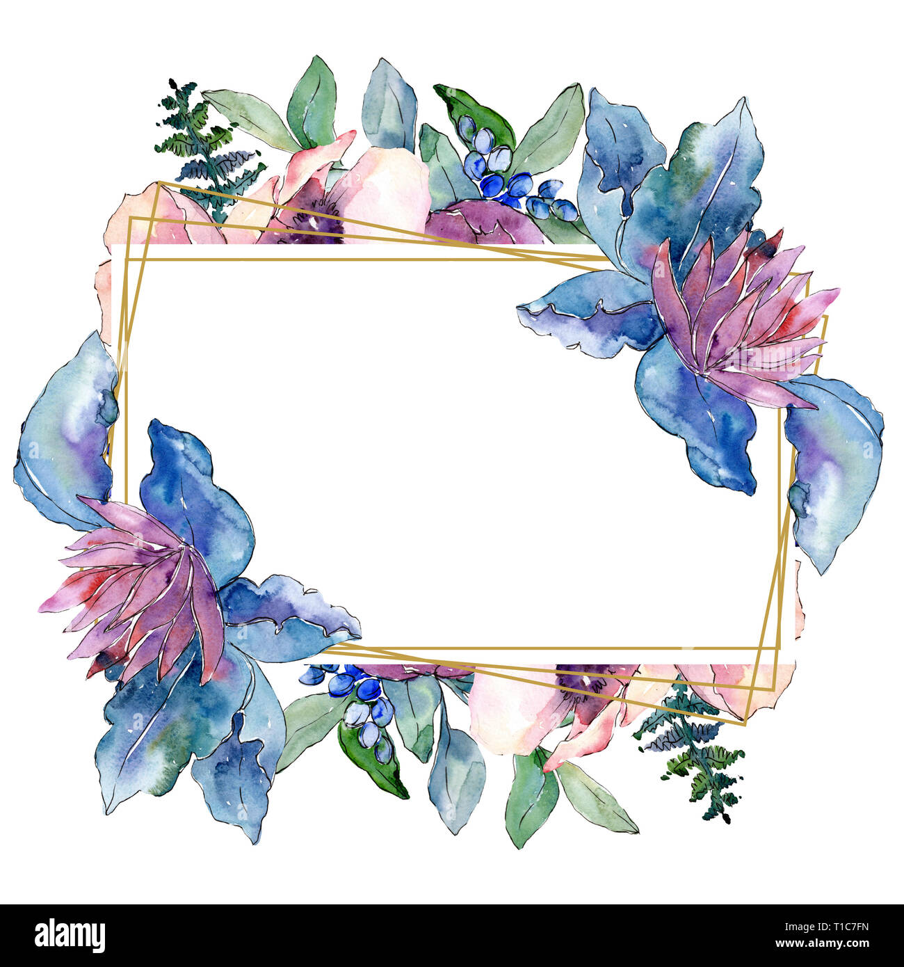 Lilac Flowers Borders