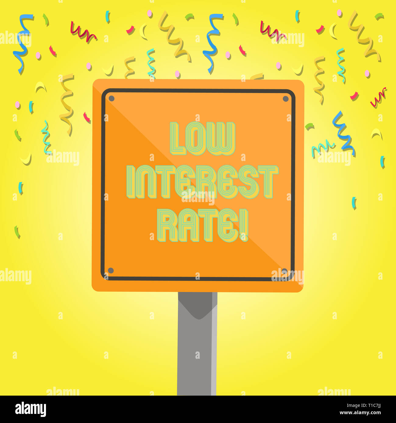 Road sign higher interest rates hi-res stock photography and images - Alamy