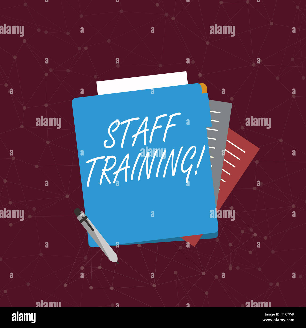 Handwriting text writing Staff Training. Conceptual photo learn ...