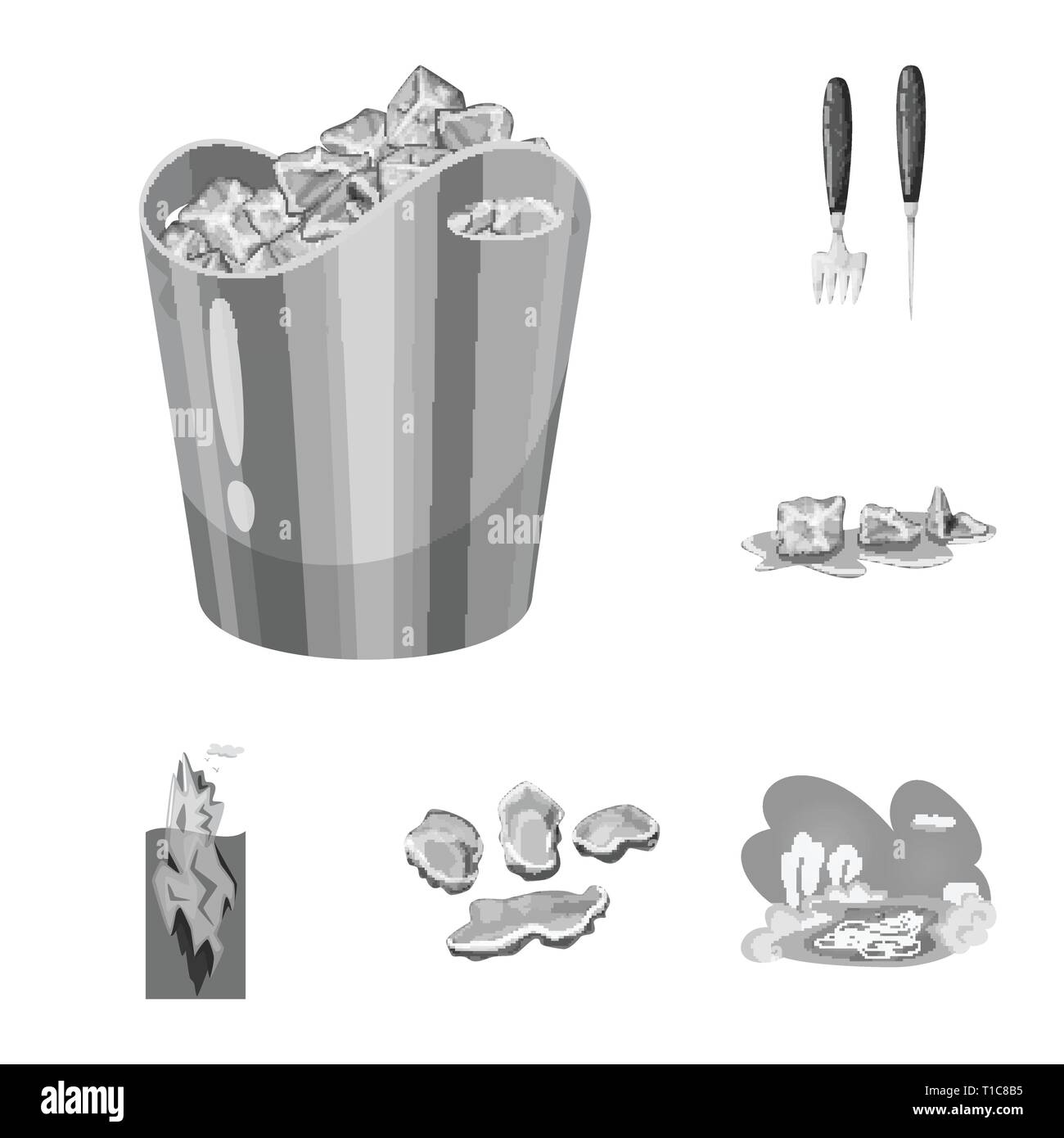 bucket,knife,cube,iceberg,splinters,pond,ice,fork,glacier,kitchen ...