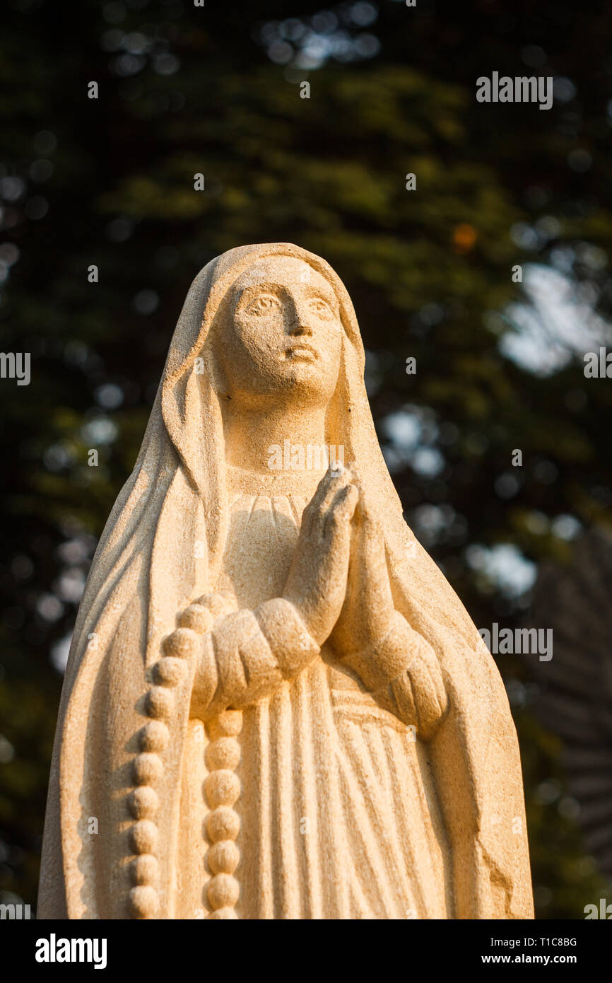 Old Classic Stone Statue of Maria Magdalena Stock Photo - Alamy