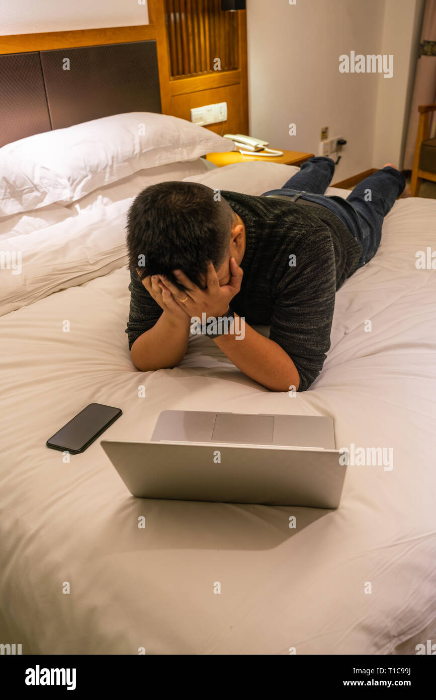 Hotel room stress hi-res stock photography and images - Alamy