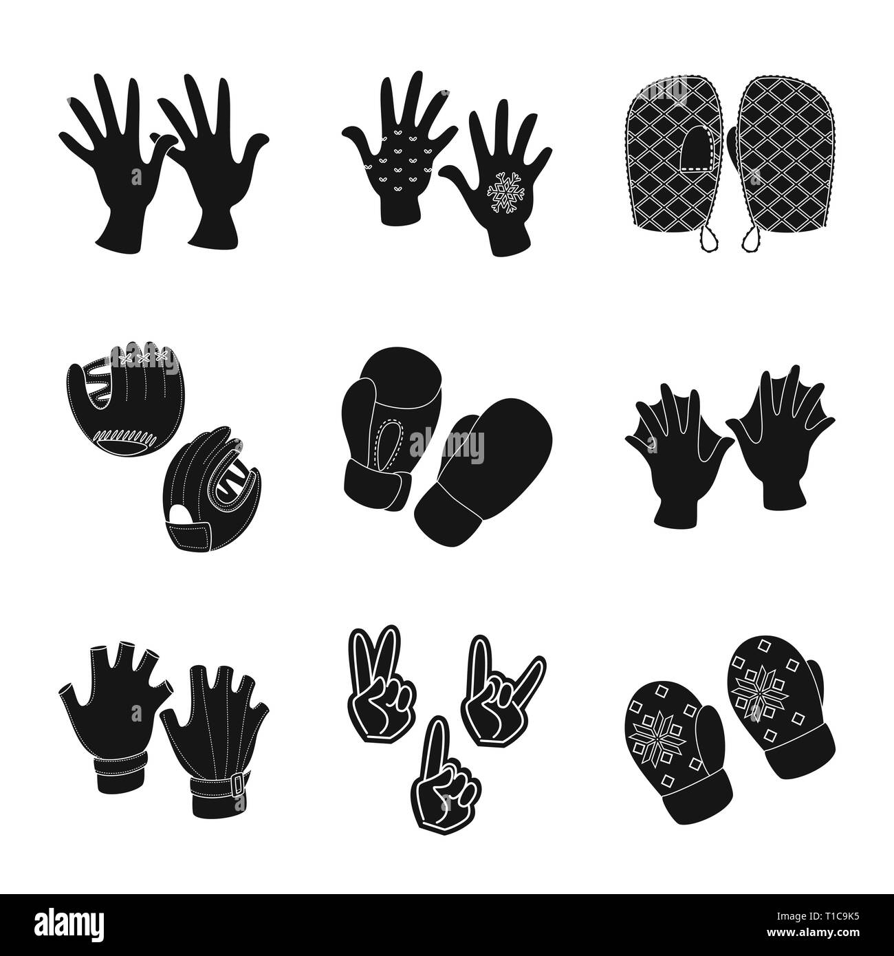 Vector illustration of warm and comfort symbol. Set of warm and style ...