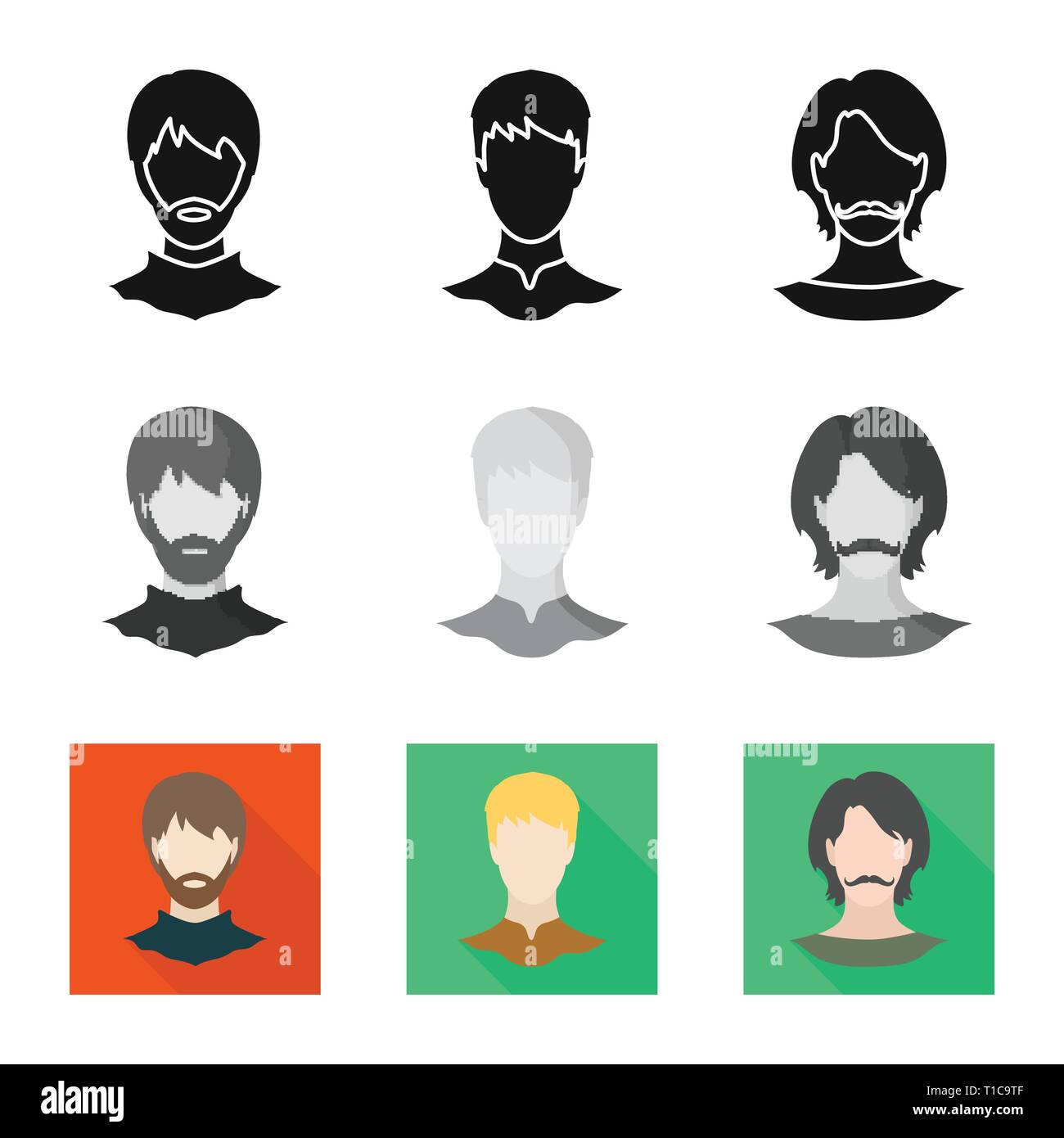 Vector illustration of professional and photo logo. Collection of ...