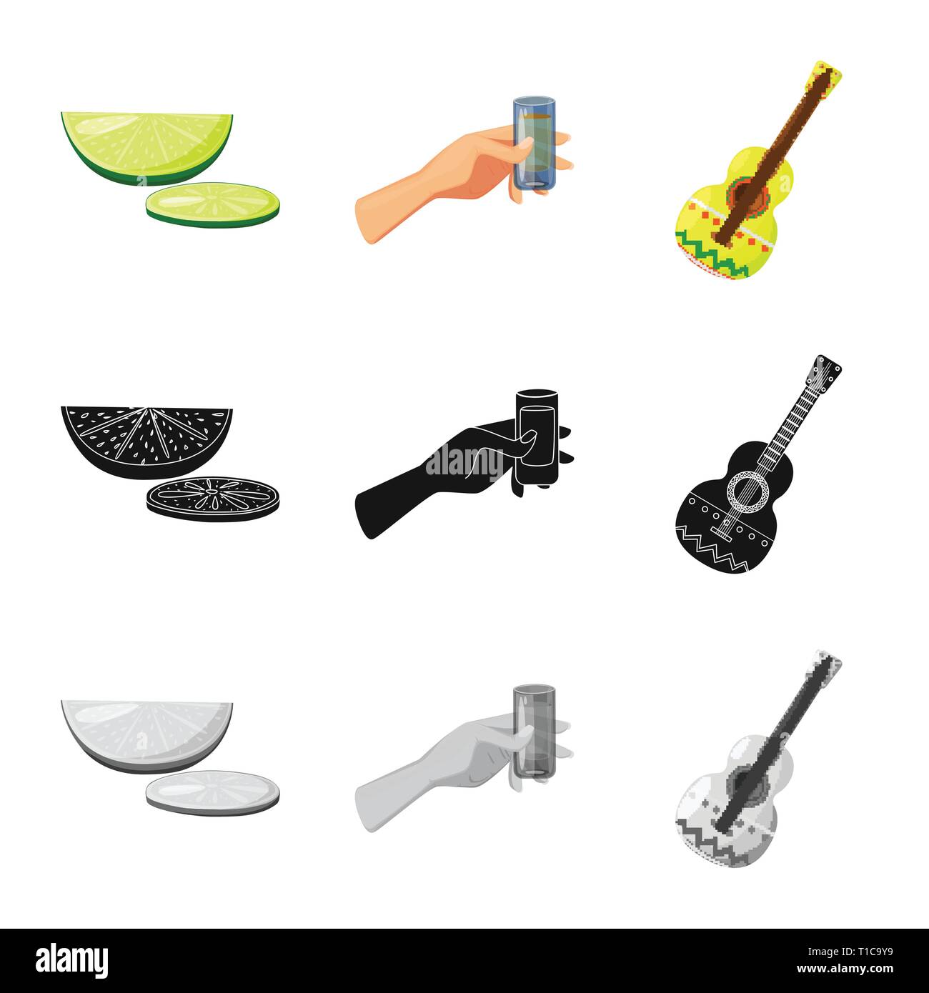 lime,hand,guitar,green,water,ornament,lemon,glass,slice,drink,folk ...