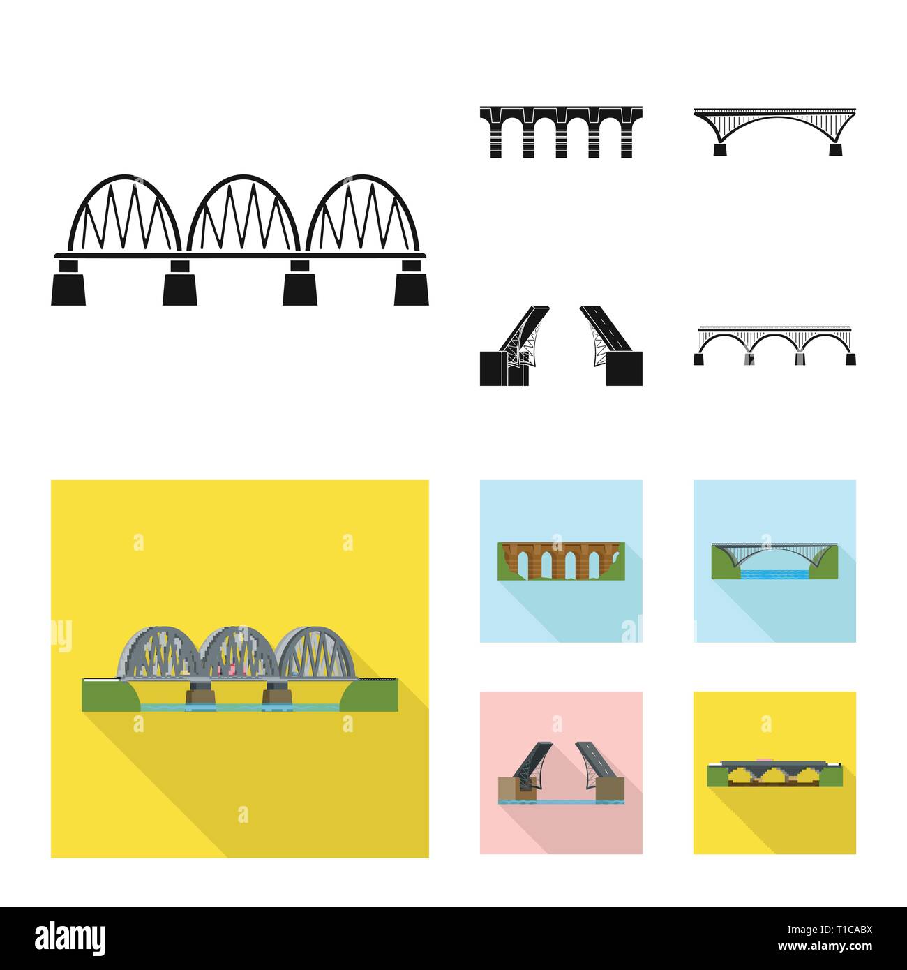 Isolated Object Of Connection And Design Symbol Set Of Connection And Side Stock Vector
