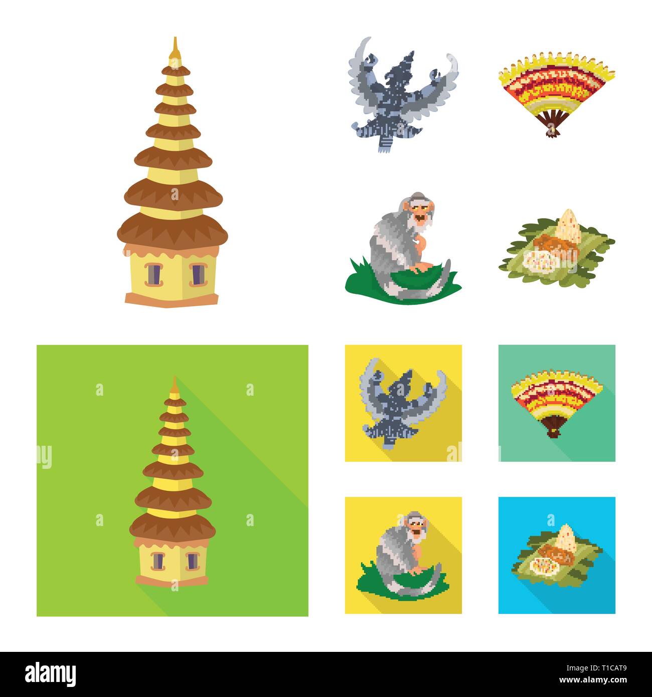 Garuda indonesia tail Stock Vector Images - Alamy