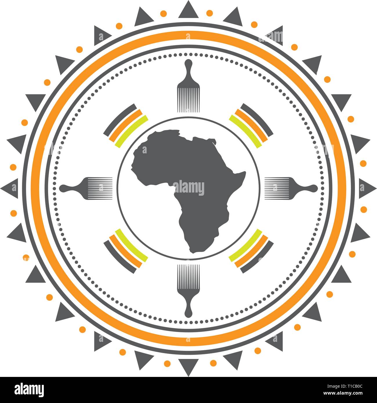Vector artwork of african style pattern Stock Vector Image & Art - Alamy