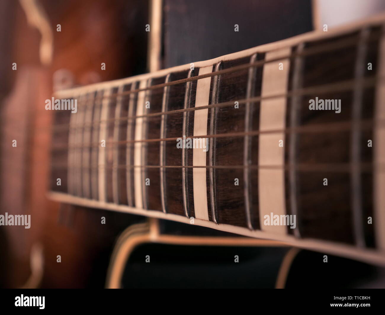 Closeup of the guitar details Stock Photo - Alamy