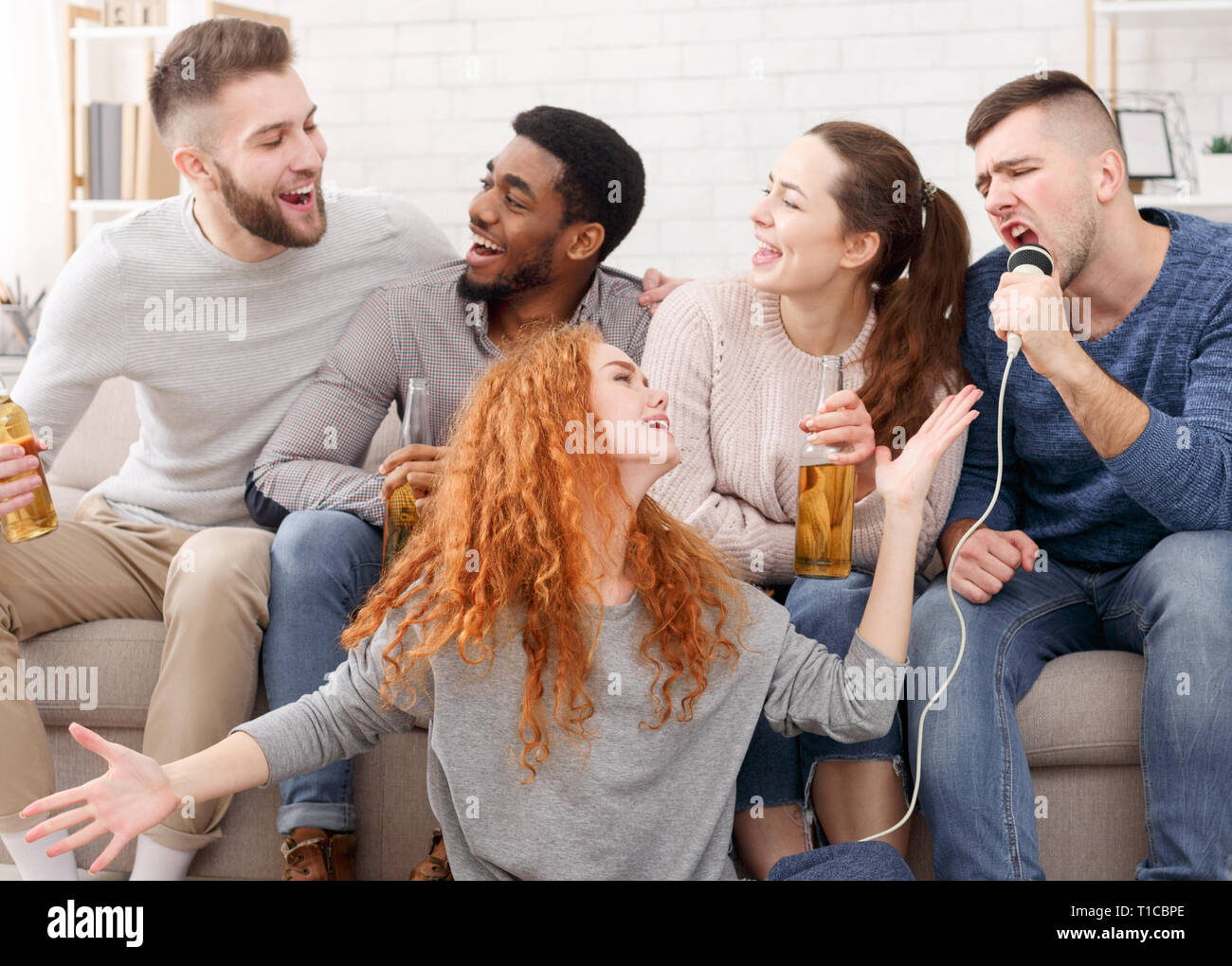 Black friends having fun hi-res stock photography and images - Alamy