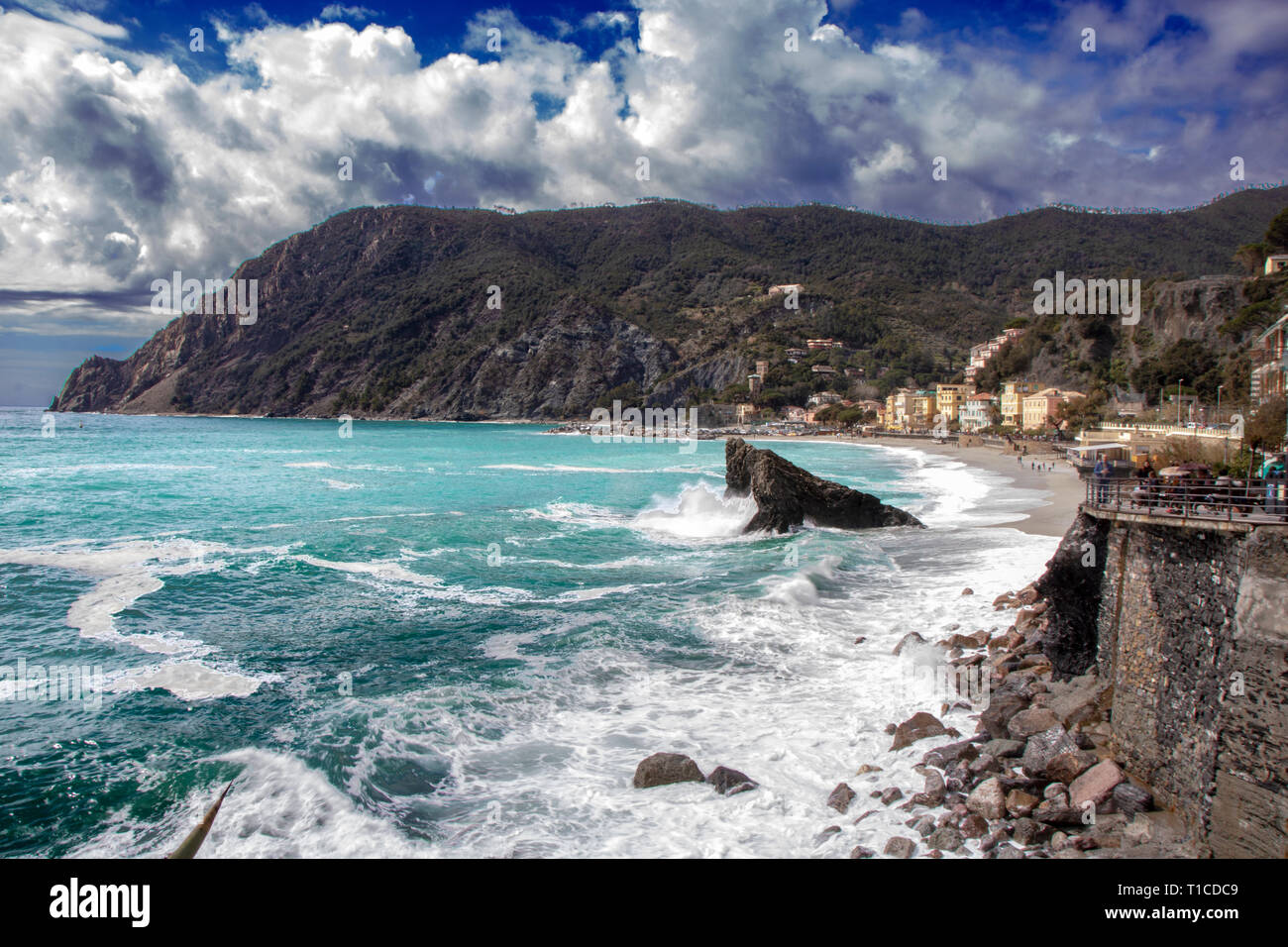 View of Monterosso, one of the most scenic destinations in five lands ...