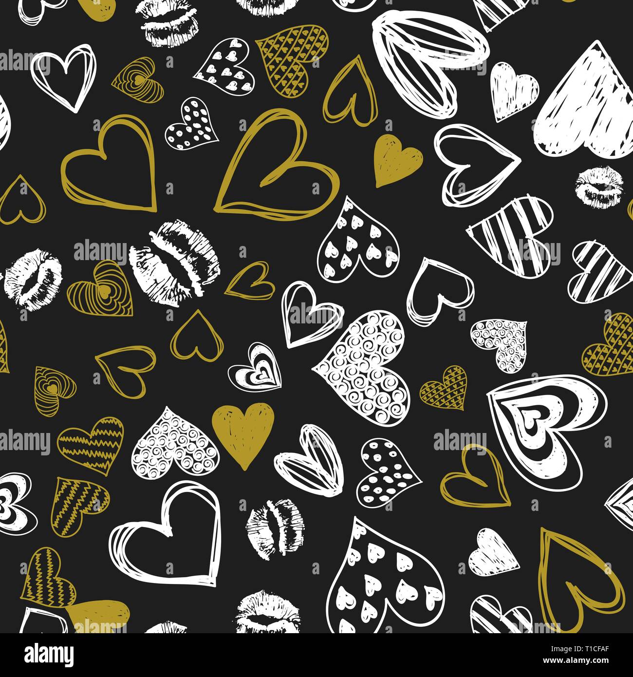 Valentines doodle Stock Vector Images - Alamy