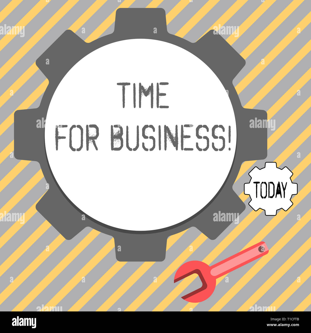 Writing note showing Time For Business. Business concept for fulfil ...
