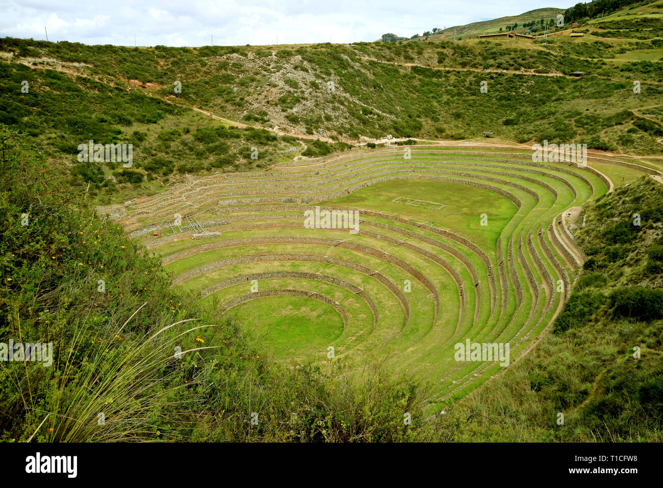 Moray inca archaeological site in peru hi-res stock photography and ...