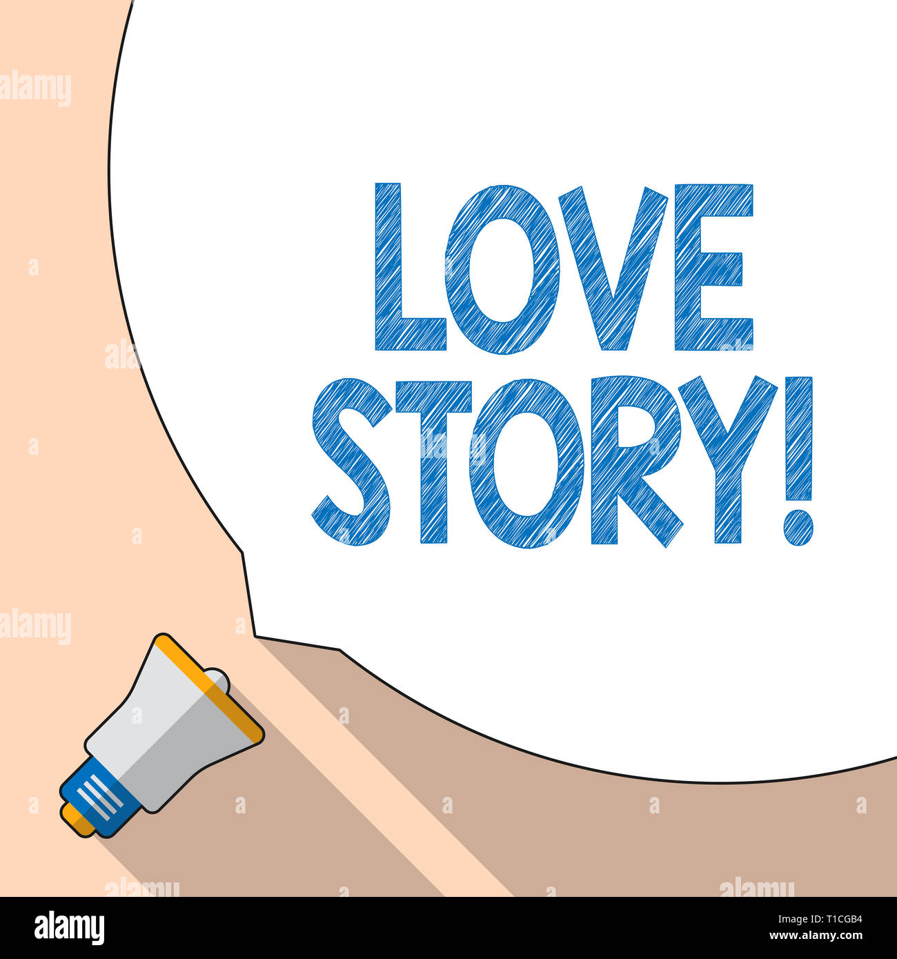 Writing note showing Love Story. Business concept for novel about ...
