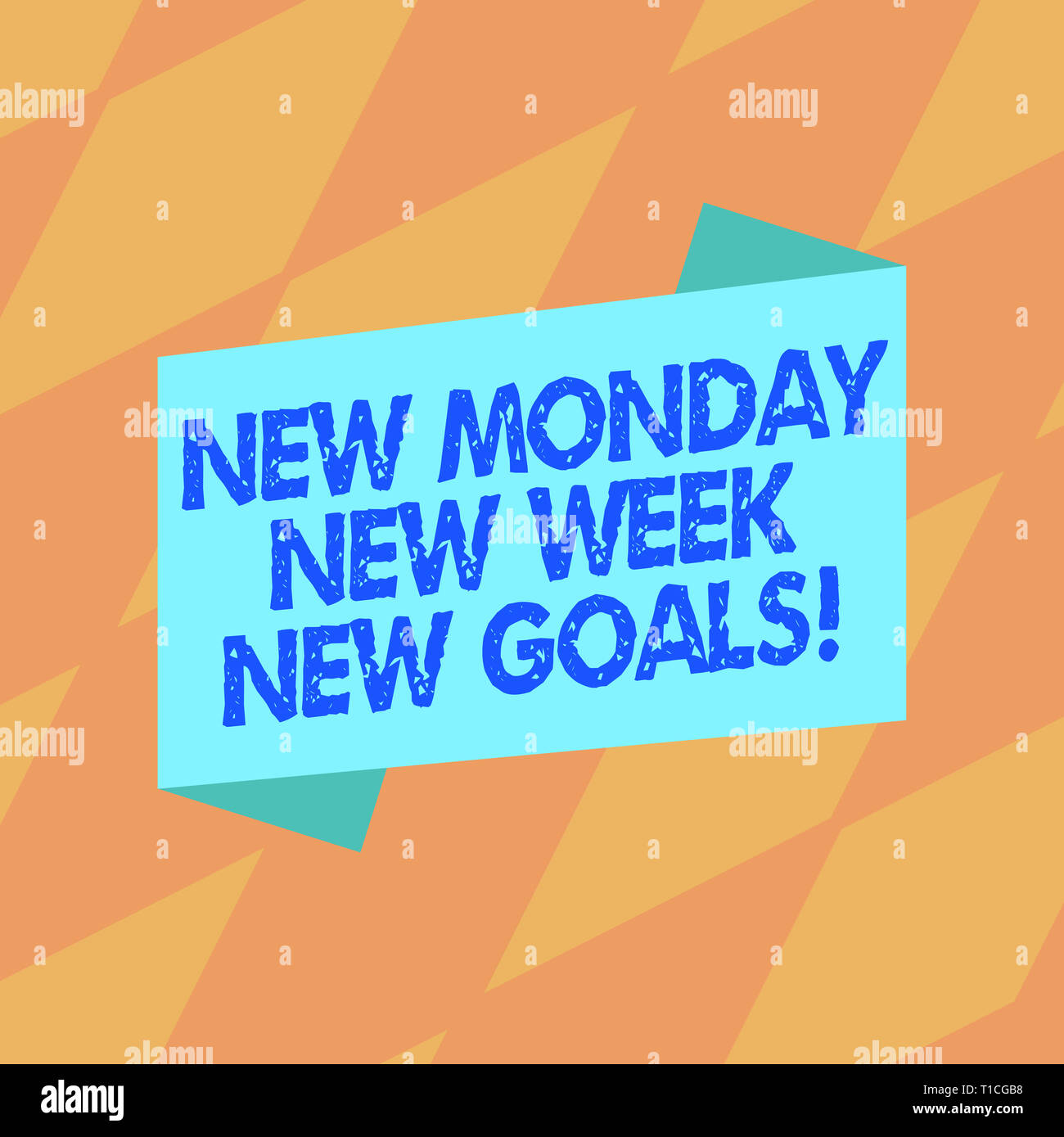 Text sign showing New Monday New Week New Goals. Business photo showcasing goodbye weekend ...
