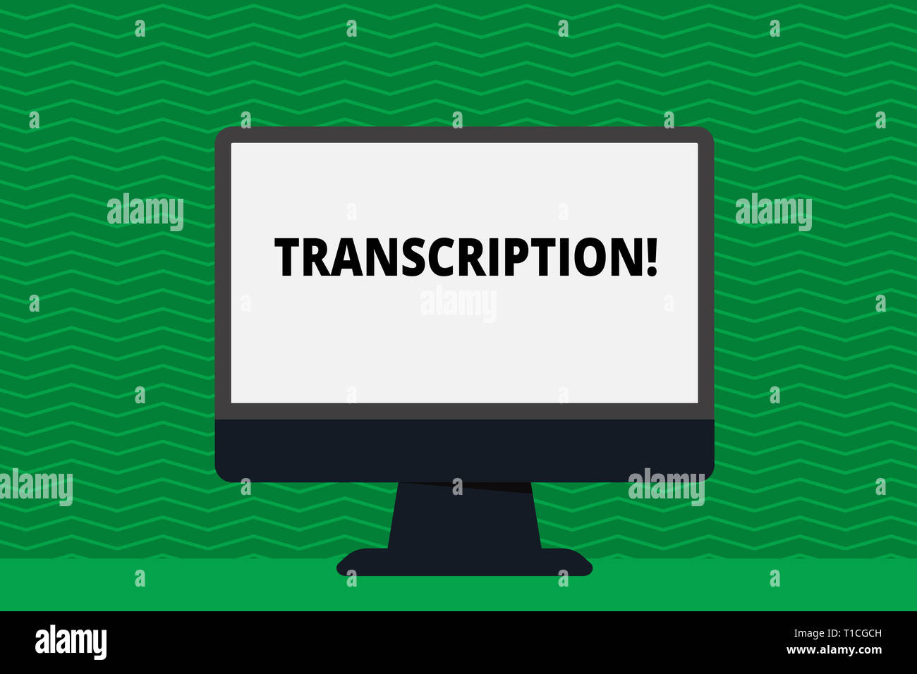 Writing note showing Transcription. Business concept for Written or ...