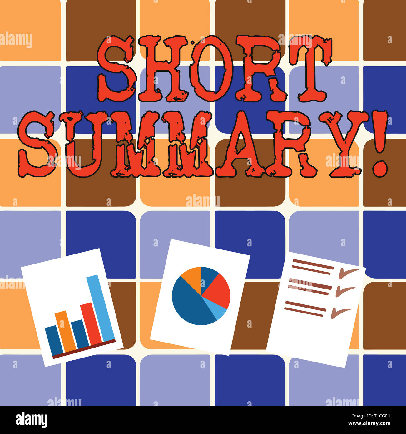 Writing note showing Short Summary. Business concept for Brief ...