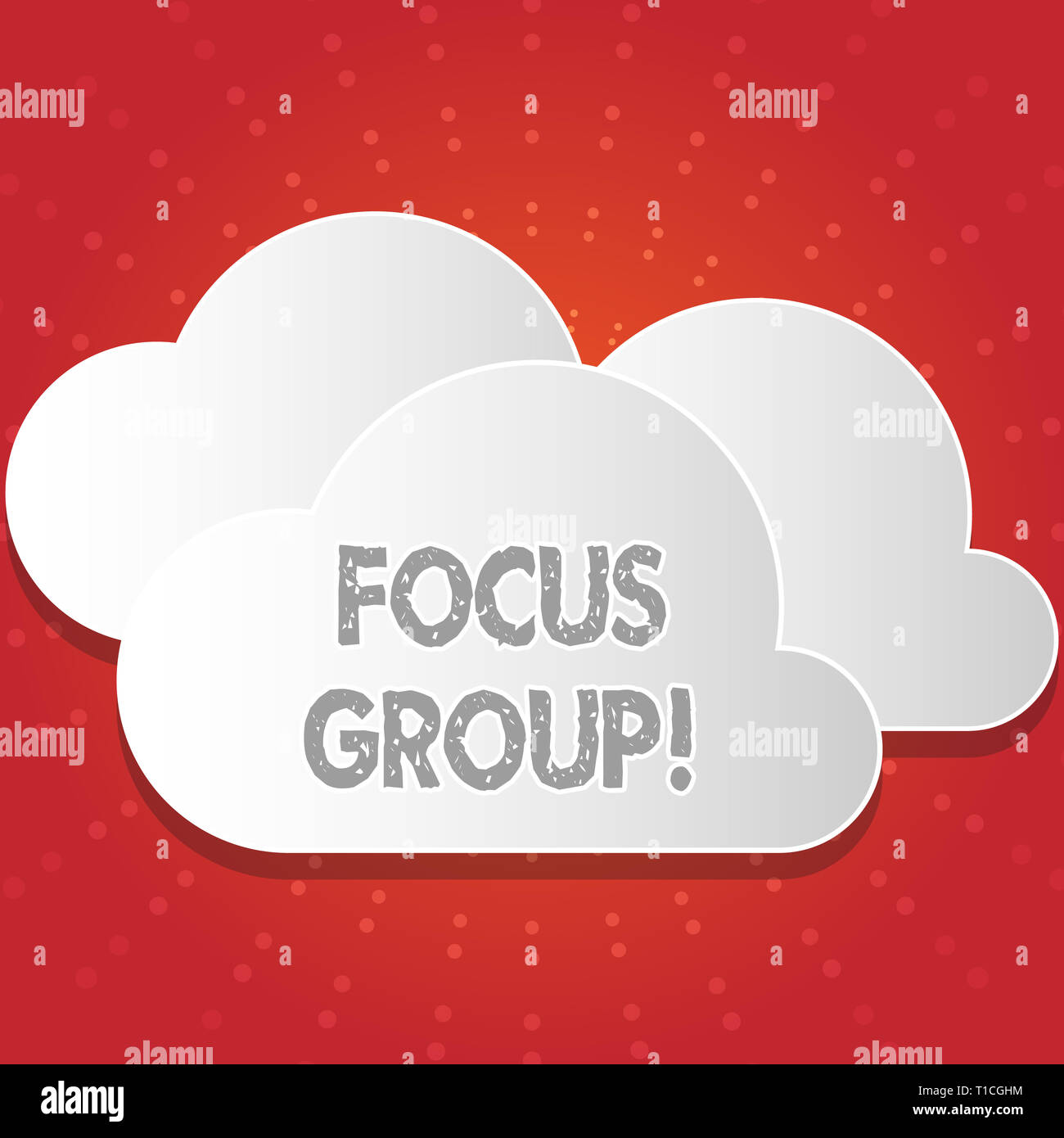 Conceptual hand writing showing Focus Group. Concept meaning showing ...