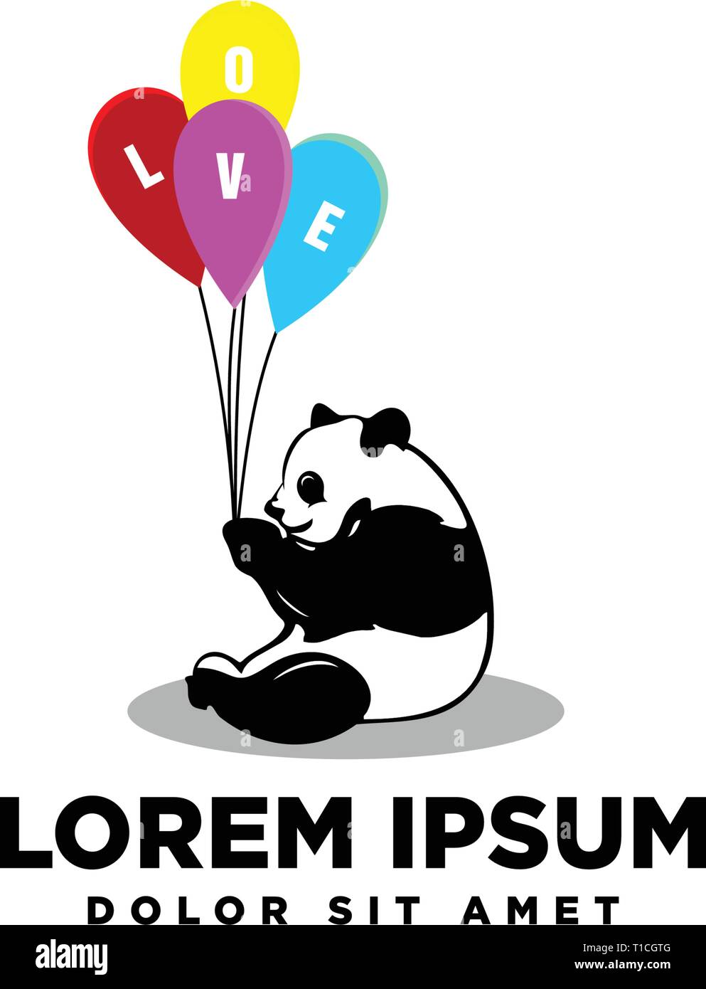 Panda dolls Stock Vector Images - Alamy