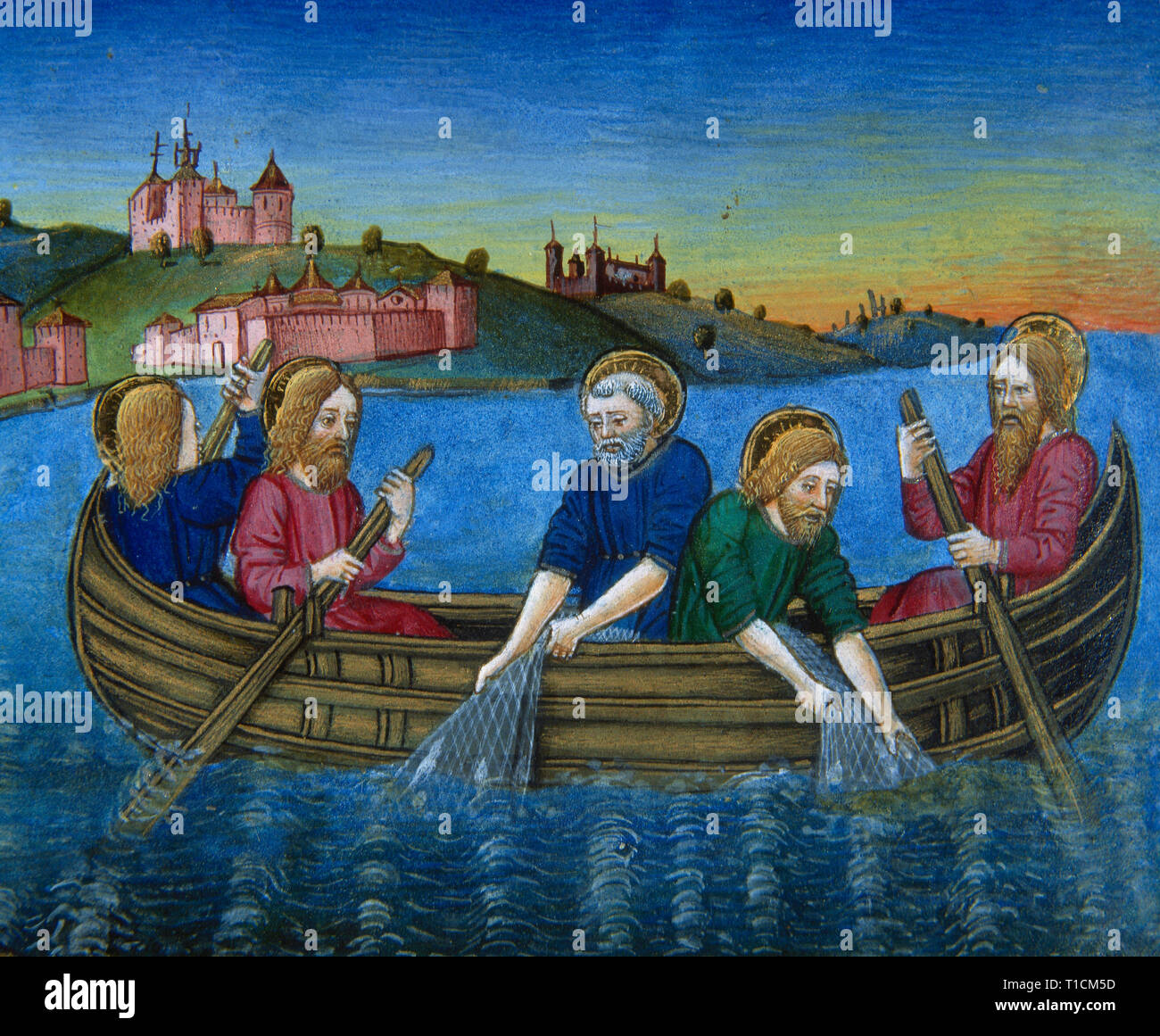 Jesus and disciples in tiberias hi-res stock photography and images - Alamy