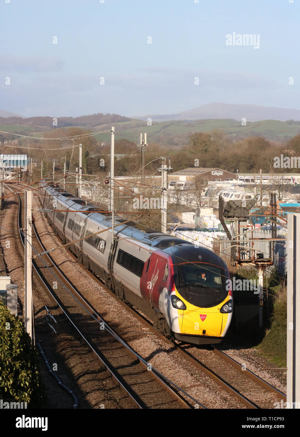 9 car train hi-res stock photography and images - Alamy