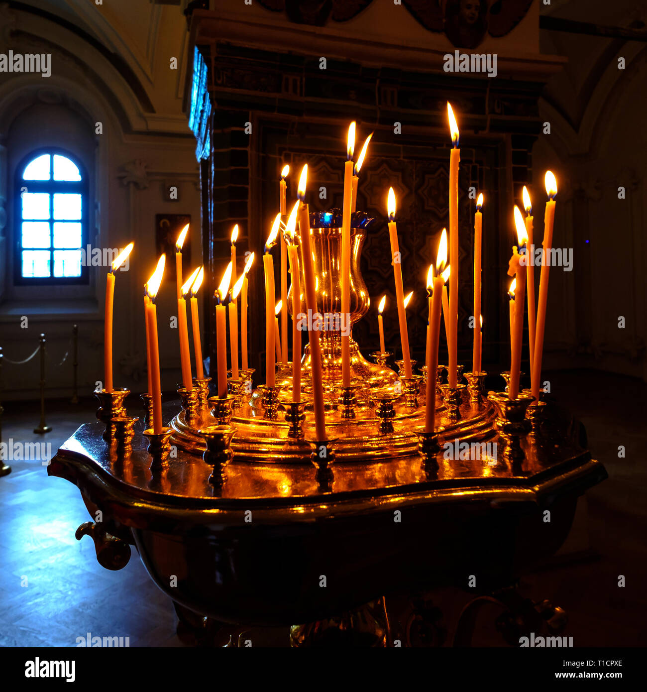 Traditional church flame hi-res stock photography and images - Alamy
