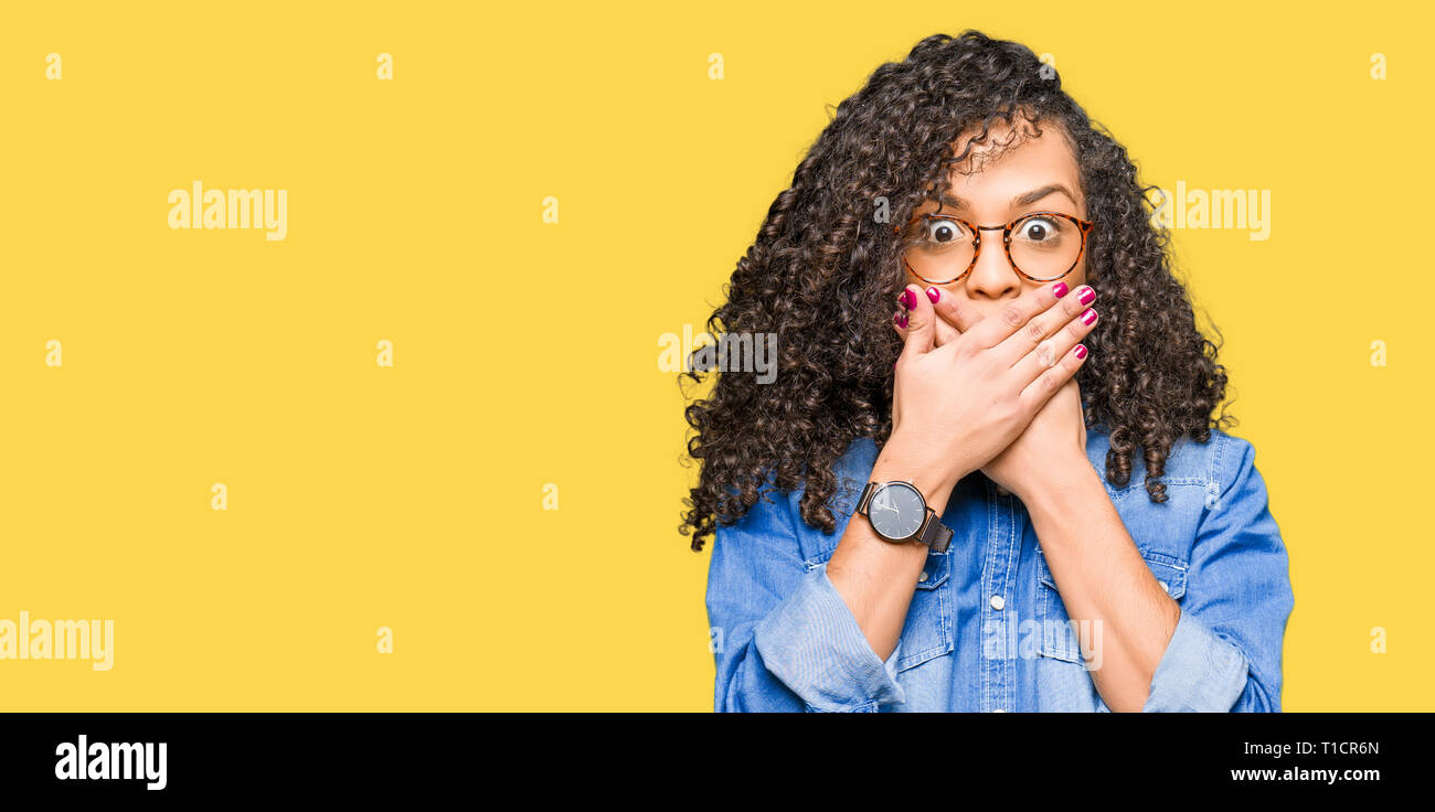 Shocked surprise embarrassed woman full hi-res stock photography and ...