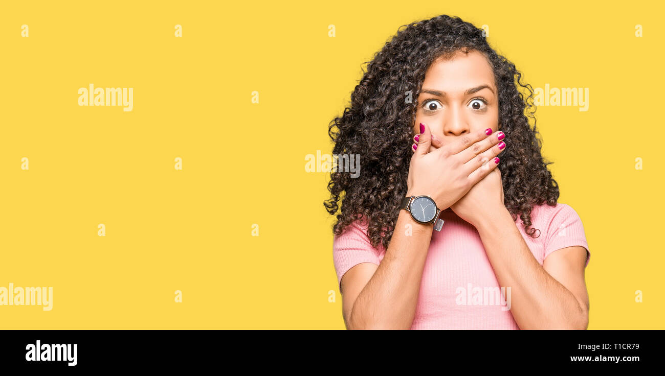 Shocked surprise embarrassed woman full hi-res stock photography and ...