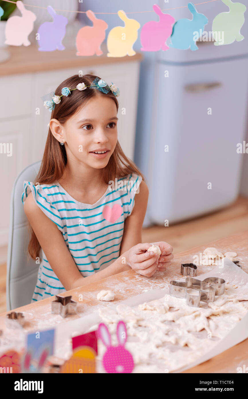 Sincere teenager being in all ears during talk Stock Photo - Alamy