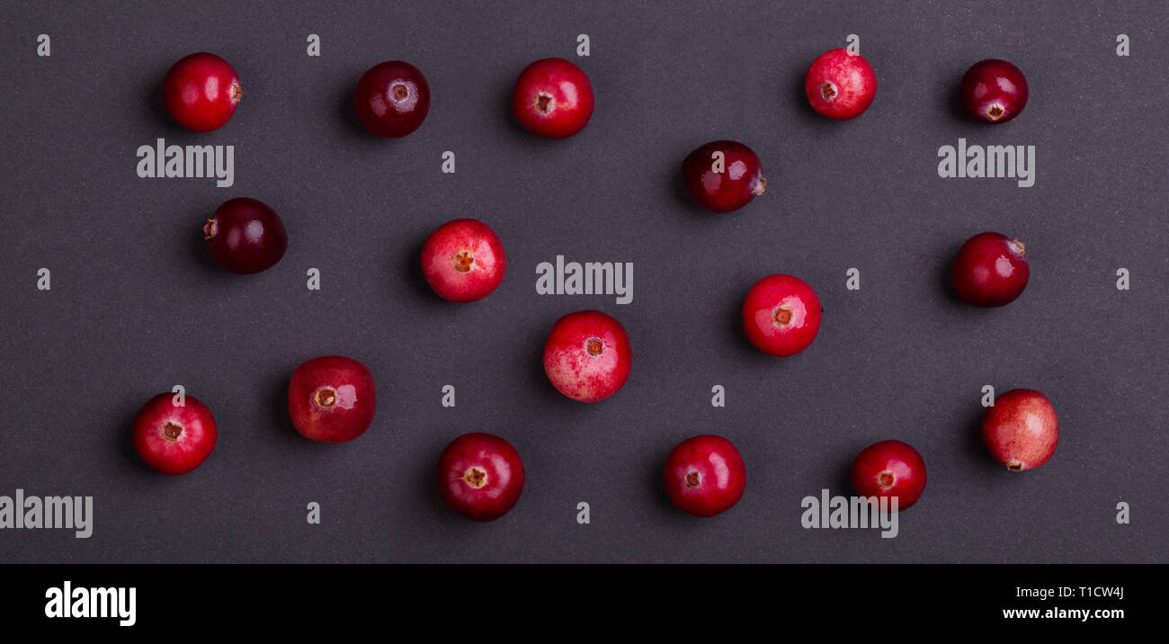 Collection of variations of single berries lingonberry isolated on a ...
