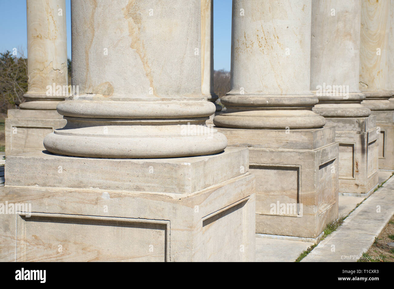 Arboretum national capitol columns hi-res stock photography and images ...