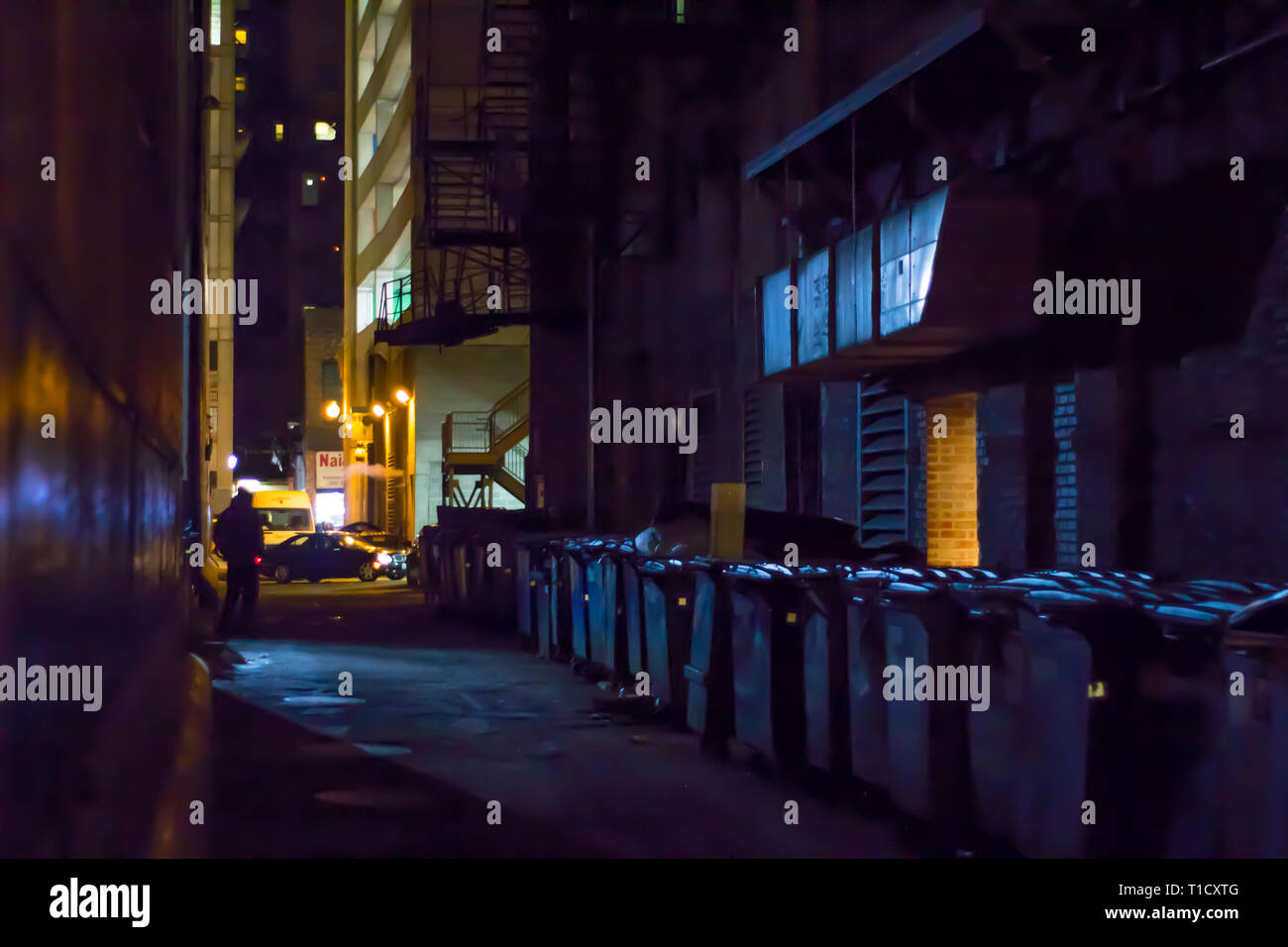 Graphic Alley way Stock Photo - Alamy