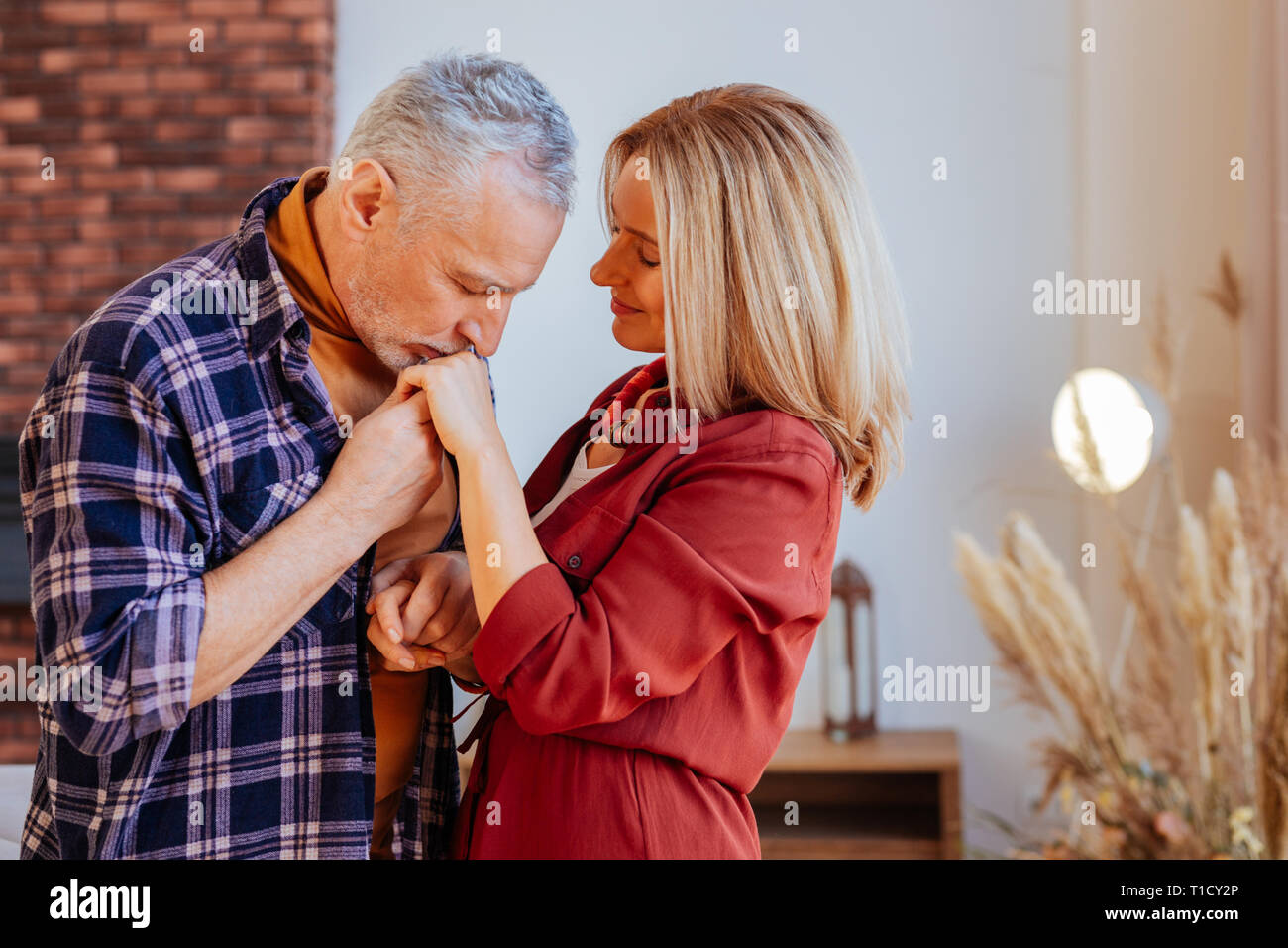 Hand Kiss High Resolution Stock Photography and Images - Alamy