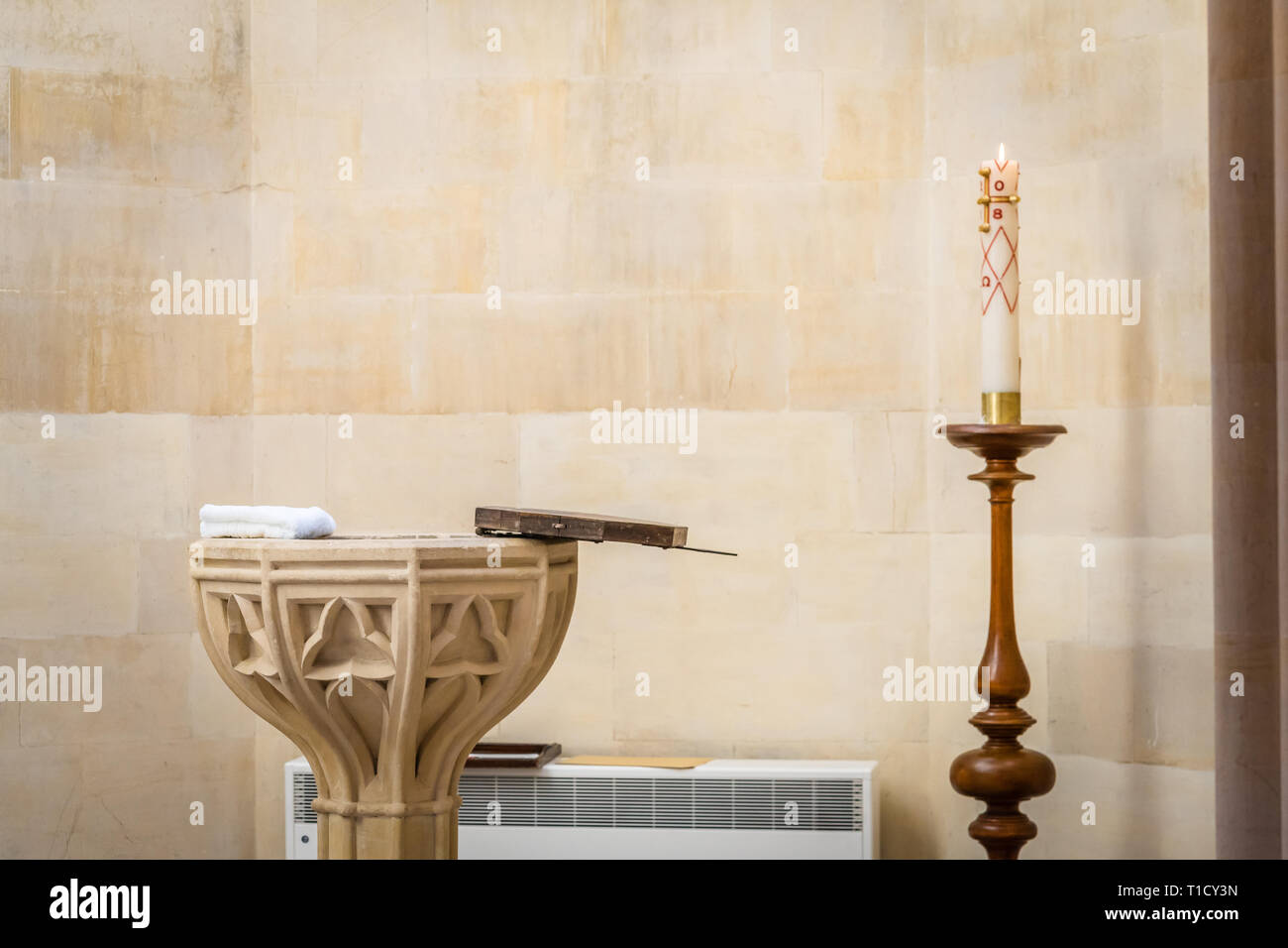 Church of england and baptism and font hi-res stock photography and ...