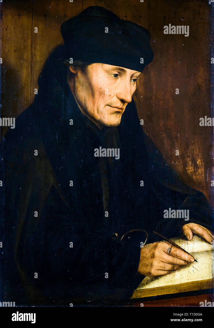Desiderius Erasmus portrait painting by Quinten Massys, after 1535 ...