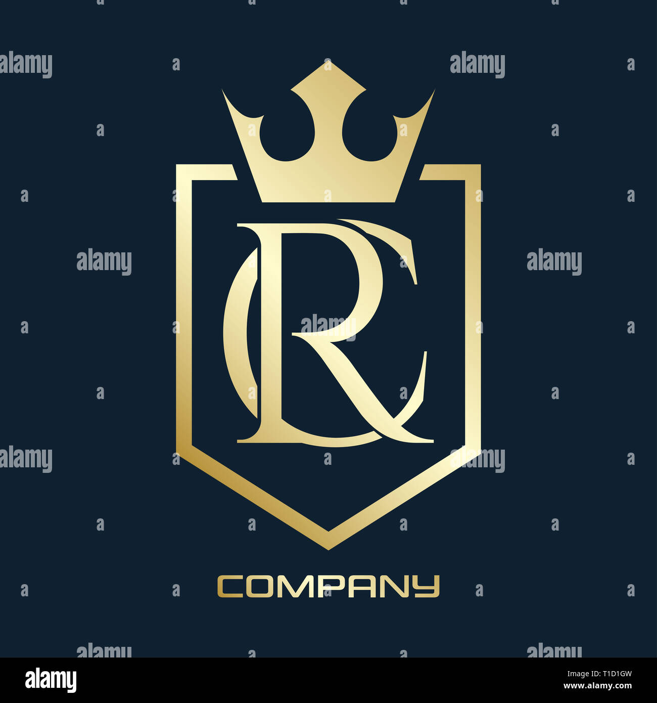 Rc logo design hi-res stock photography and images - Alamy